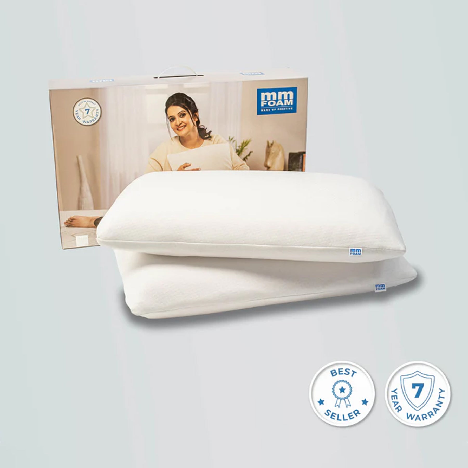 Life Companion Pillow - Pack of 2 (100% Organic Natural Latex ...